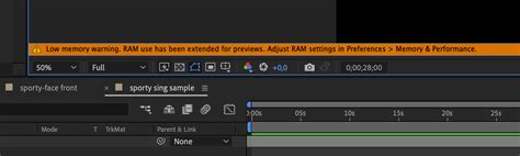 Adobe After Effects Low Memory Ram Problem Adobe Community 13179071