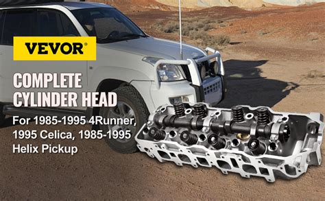 85 95 Toyota 4runner Pickup Celica 2 4 Complete Cylinder Head 22r 22re