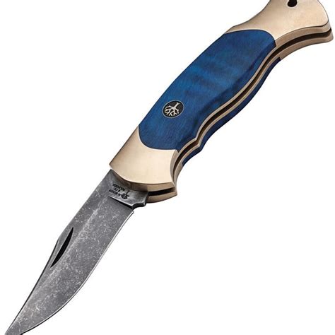 Scout Lockback Blue Knife American Jewelry