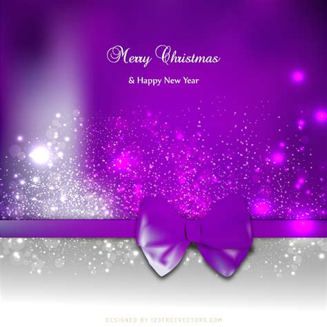 Purple Merry Christmas
