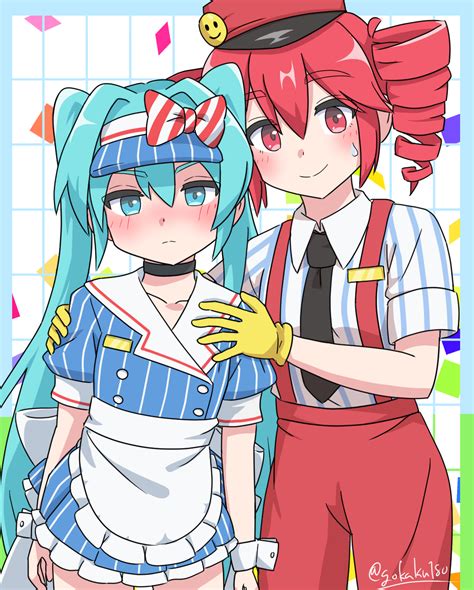 Hatsune Miku And Kasane Teto Mesmerizer Drawn By Gokaku180 Danbooru