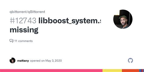 Libboost System So 1 65 1 Missing Issue 12743 Qbittorrent QBittorrent GitHub