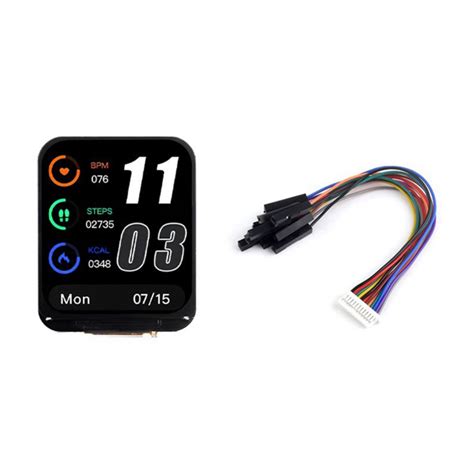 Esp32 S3 1 69 дюймовый ЖК дисплей макетная плата 240x280 с Qst Attitude Gyro Sensor Qmi8658c для