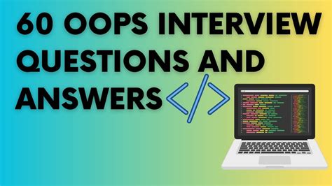 60 oops interview questions and answers youtube