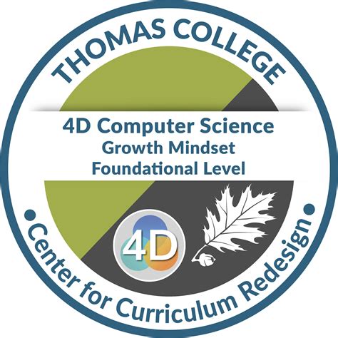 4d Computer Science Growth Mindset Credly