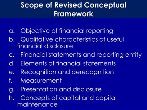 Solution Scope Of Revised Conceptual Framework Studypool