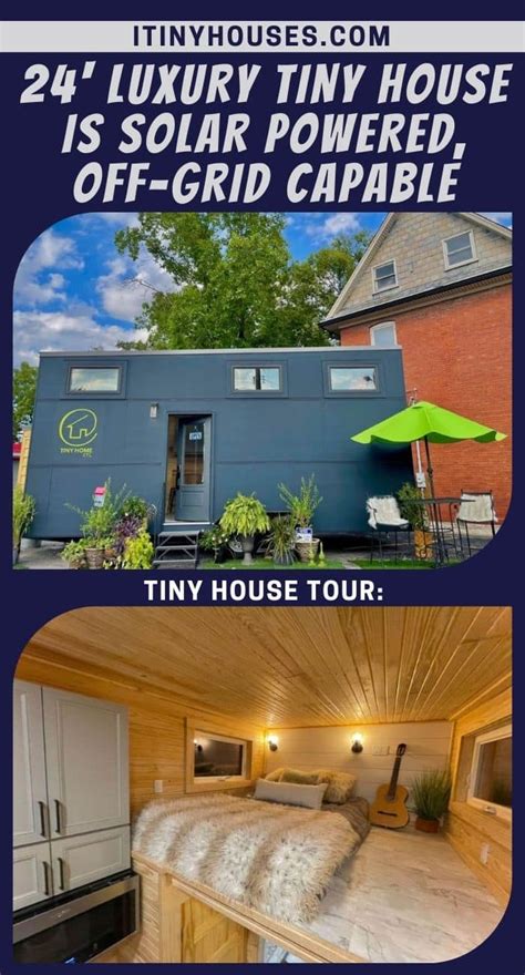 24 Luxury Tiny House Is Solar Powered Off Grid Capable Tiny Houses