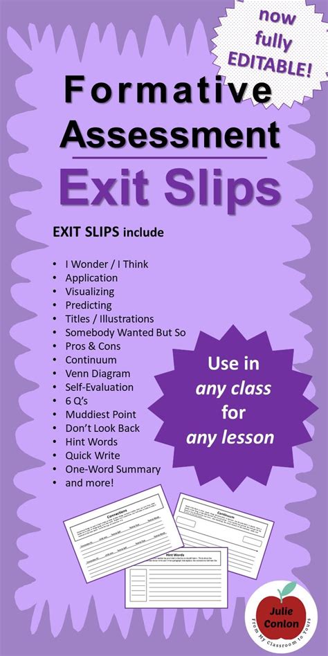 Higher Order Thinking Across The Curriculum Formative Assessment Exit Slips Formative