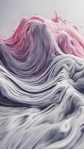 Premium Photo The Background Is Fluid In Color Flowing Wavey And