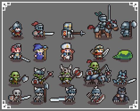 Tiny Rpg Character Asset Pack V103 By Zerie