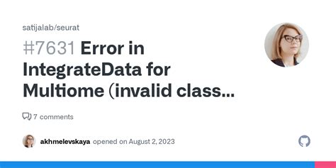 Error In Integratedata For Multiome Invalid Class Seurat” Object All