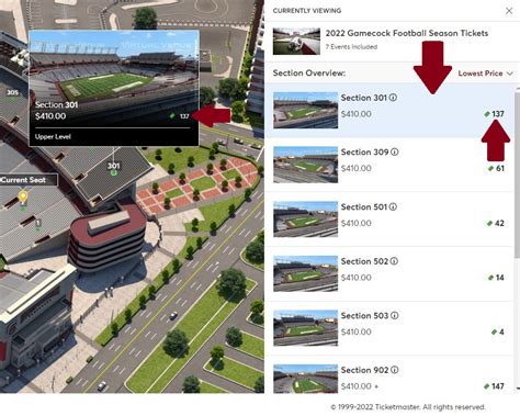 Football Seat Selection Guide University Of South Carolina Athletics