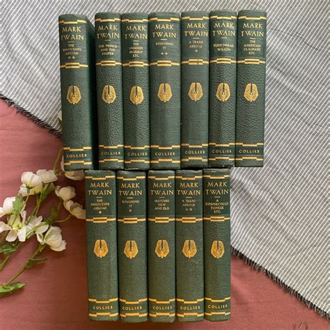 Mark Twains Works By P F Collier Vintage Decor Book Vintage Book