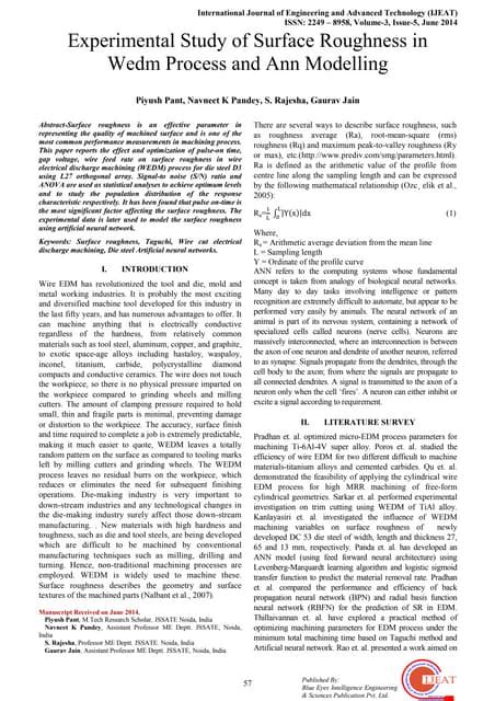Surface Roughness Parameters Pdf