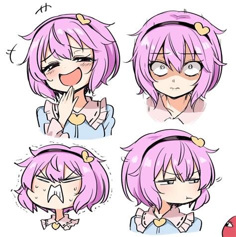 Komeiji Satori Touhou Drawn By Suwa Yasai Danbooru