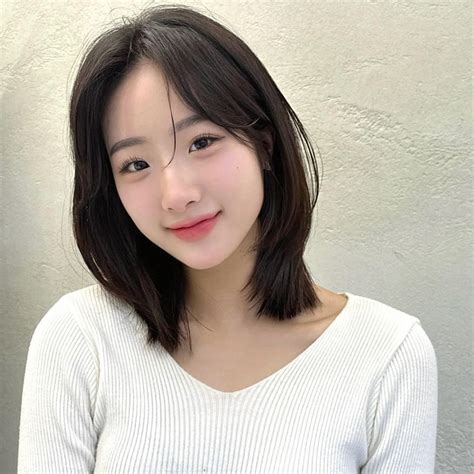 강남미용실 더차강남 최영실장 헤어컨설팅 단발중단발레이어드컷 On Instagram 깔끔하게 떨어지는 중단발펌 헤어