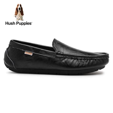 Hush Puppies Leather Shoes Men Formal Shoes Wedding Shoes Mens Slip On