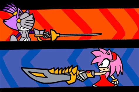 Sonic Multiverse Amy Vs Sir Percival By 13comicfan On Deviantart