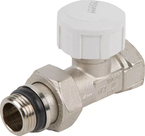 ХЕЙЗЕН клапан термостатический прямой 1/2" НР(ш) х 1/2" ВР(г): купить ...