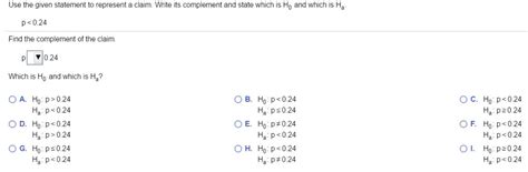 solved use the given statement to represent a claim write