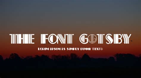 The Font Gatsby Download Free For Desktop And Webfont