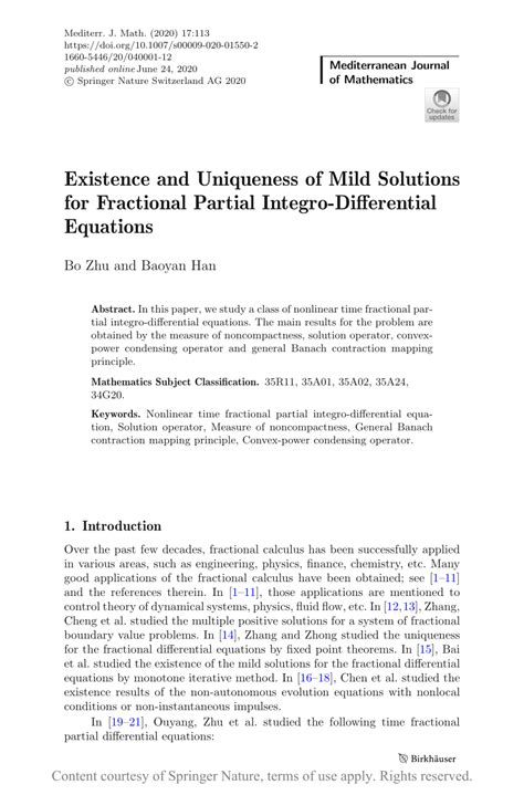 Existence And Uniqueness Of Mild Solutions For Fractional Partial Integro Differential Equations