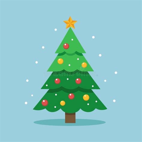 Christmas Tree Design Illustration Stock Vector Illustration Of Trend