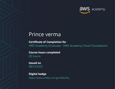 Prince Verma On Linkedin Aws Cloudcomputing Certification