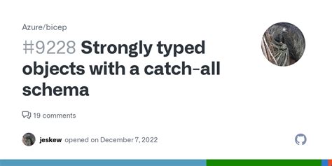 Strongly Typed Objects With A Catch All Schema · Issue 9228 · Azure