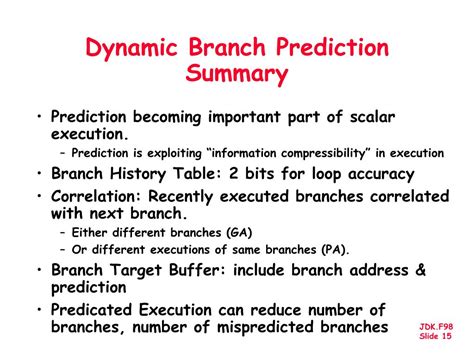 PPT Lecture 9 Branch Prediction Dependence Speculation And Data Prediction PowerPoint