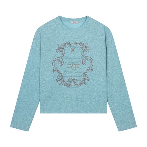 Dvrk PrivÉ Ornate Frame Knit Longsleeve Blue