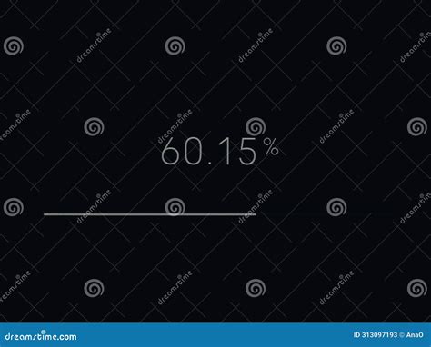 Loading Bar Processing Set Of Percentage Loading Bar Stock