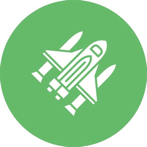 Premium Vector Space Shuttle Vector Illustration Style