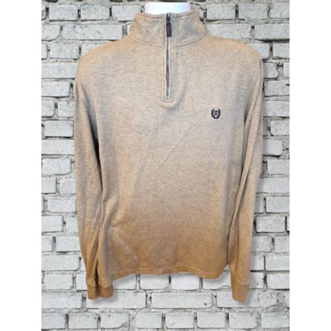 Ralph Lauren Chaps Quarter Zip Sweatshirt Mens Depop