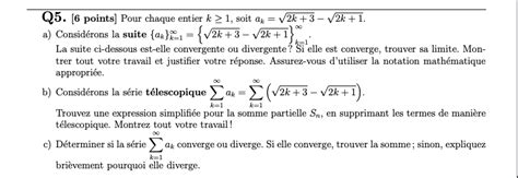 Solved Lets Consider The Sequence Ak Is The Sequence