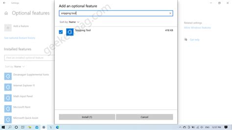 Microsoft Let You Uninstall Snipping Tool From Windows 10
