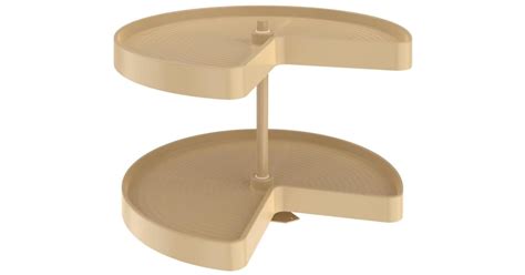 Rev A Shelf LD BM Lazy Daisy Polymer Shelf Tier Double Kidney Shaped Bottom