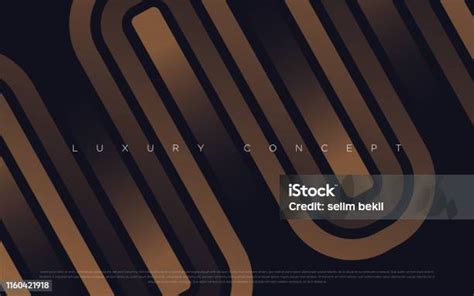 럭셔리 다크 골드 괴리 패턴과 황금 라인 블랙 프리미엄 배경 포스터 프리미엄 디자인에 대한 풍부한 배경 0명에 대한 스톡 벡터 아트 및 기타 이미지 Istock