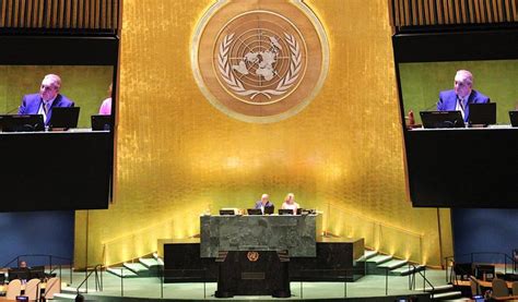 Ambassador Bendjama Chairs Un General Assembly Meeting On Security