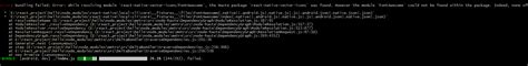 React Native Vector Icons Error On Build Android Stack Overflow