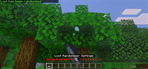 Loot Randomizer Minecraft Bedrock Addons Curseforge