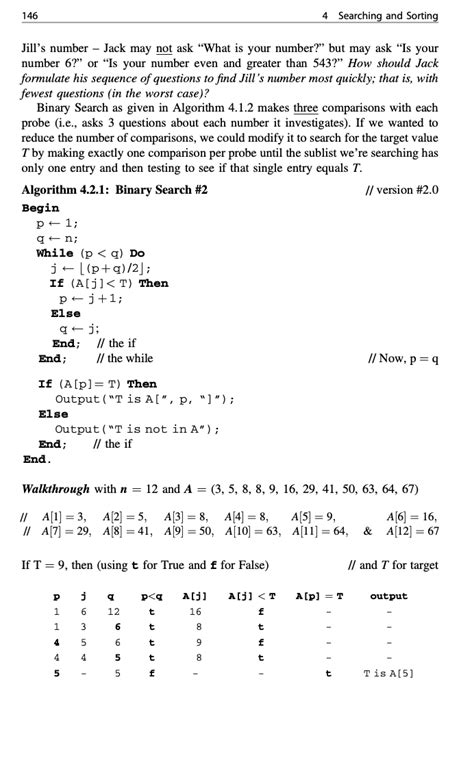 solved apply algorithm 4 2 1 in p 146 with t 4 n 12