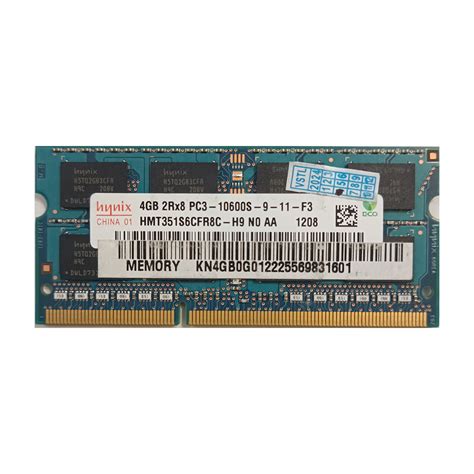 خريد و قيمت رم لپ تاپ هاینیکس 4 گیگ Ddr3 1333 Mhz Cl9 کاستوم رایان