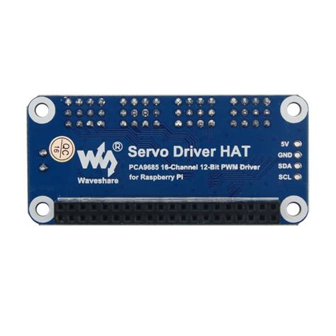 16ch Servo Driver Hat Board Pwm Driver Module I2c Port For Jetson Nano Raspberry Pi 4b3bzero