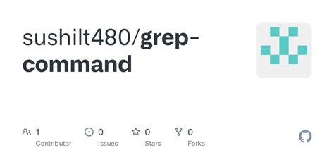 Github Sushilt480grep Command