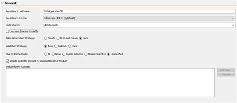 java what step am i missing when setting up my jpa web application