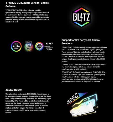 Netcodex Ph Teamgroup T Force Delta Rgb Black 16gb 2 X 8gb Cl16 288 Pin Ddr4 Sdram Ddr4 3200