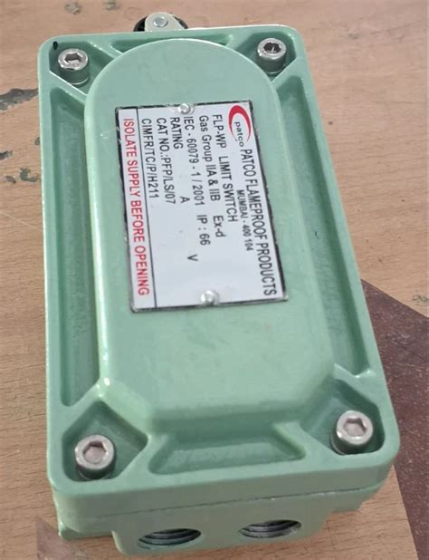 15a Flameproof Limit Switch With Top Push Roller 2 Entry 240 Vac At