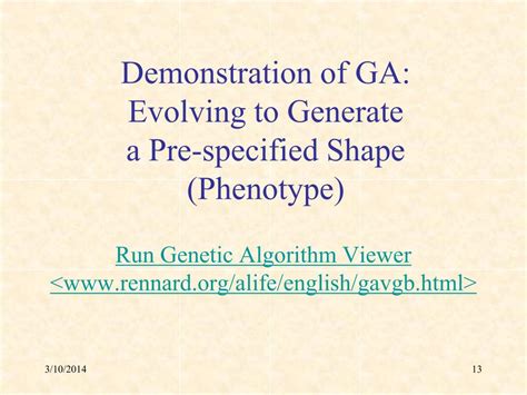 Ppt V Evolutionary Computing A Genetic Algorithms Powerpoint Presentation Id 1322980