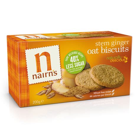 Stem Ginger Biscuits 200g Health Connection Wholefoods